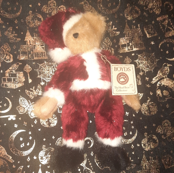 Boyds Bears | Holiday | Boyds Bear In Santa Suit | Poshmark